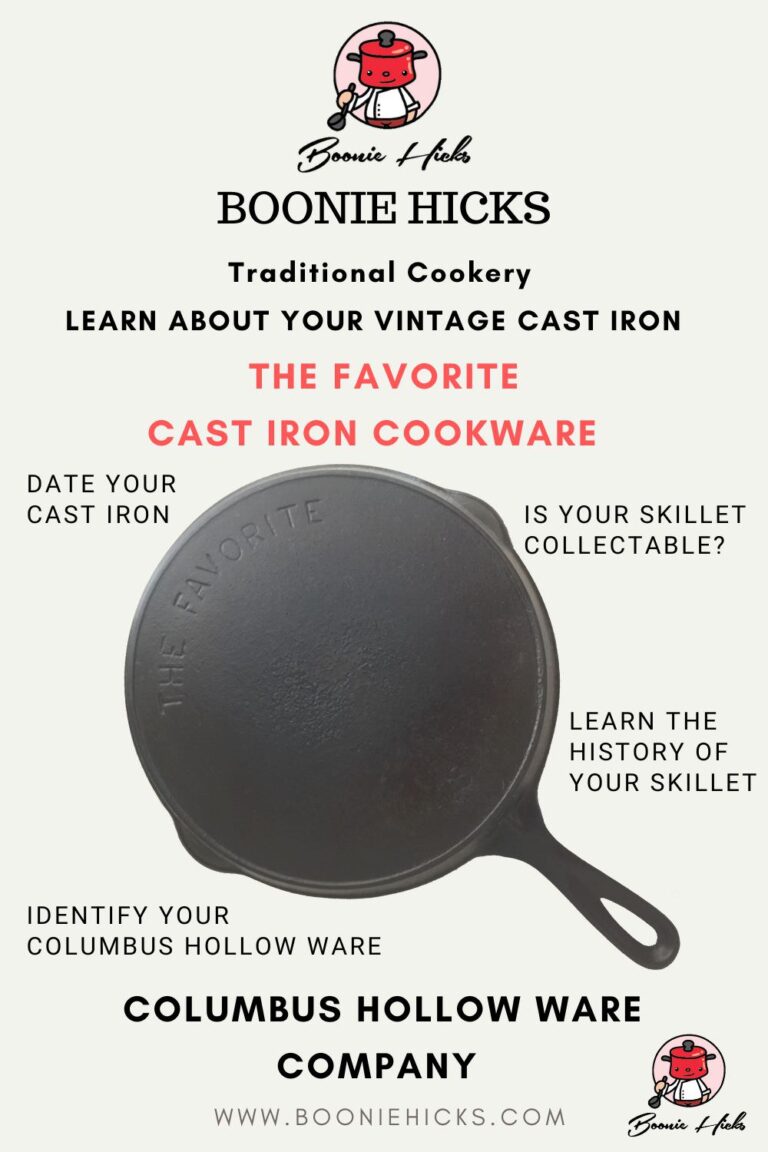 The Favorite, Vintage Cast Iron By The Columbus Hollow Ware Co.